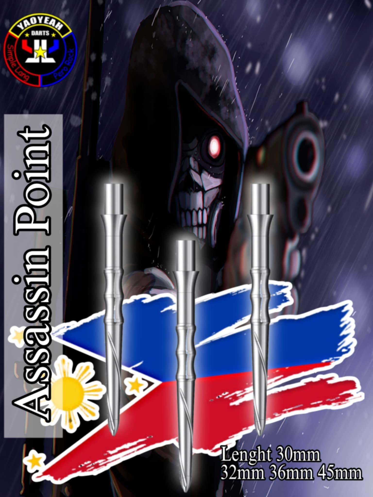 Yaoyeah Assassin Steel Tip Dart Points | The Darts Lounge