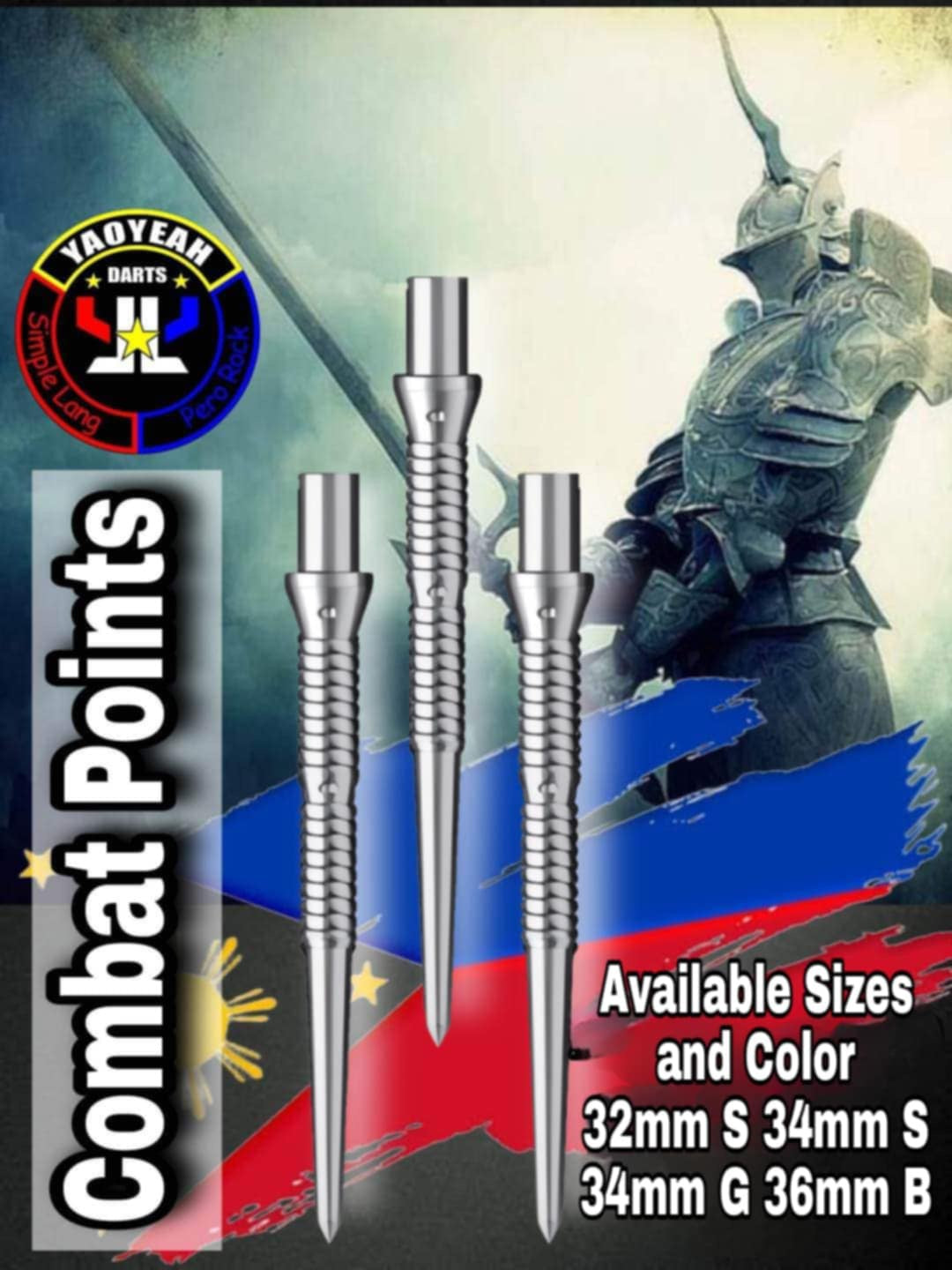 Yaoyeah Combat Steel Dart Points | The Darts Lounge
