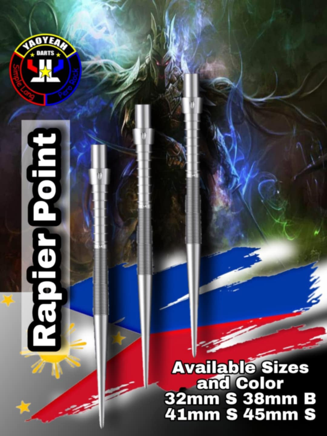 Yaoyeah Rapier Steel Tip Dart Points | The Darts Lounge