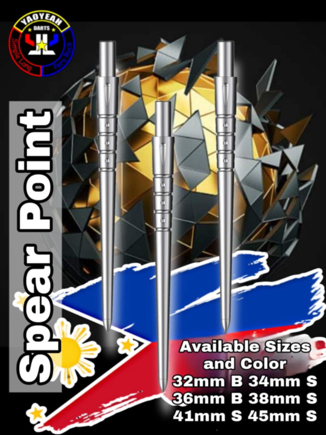 Yaoyeah Spear Steel Tip Dart Points | The Darts Lounge