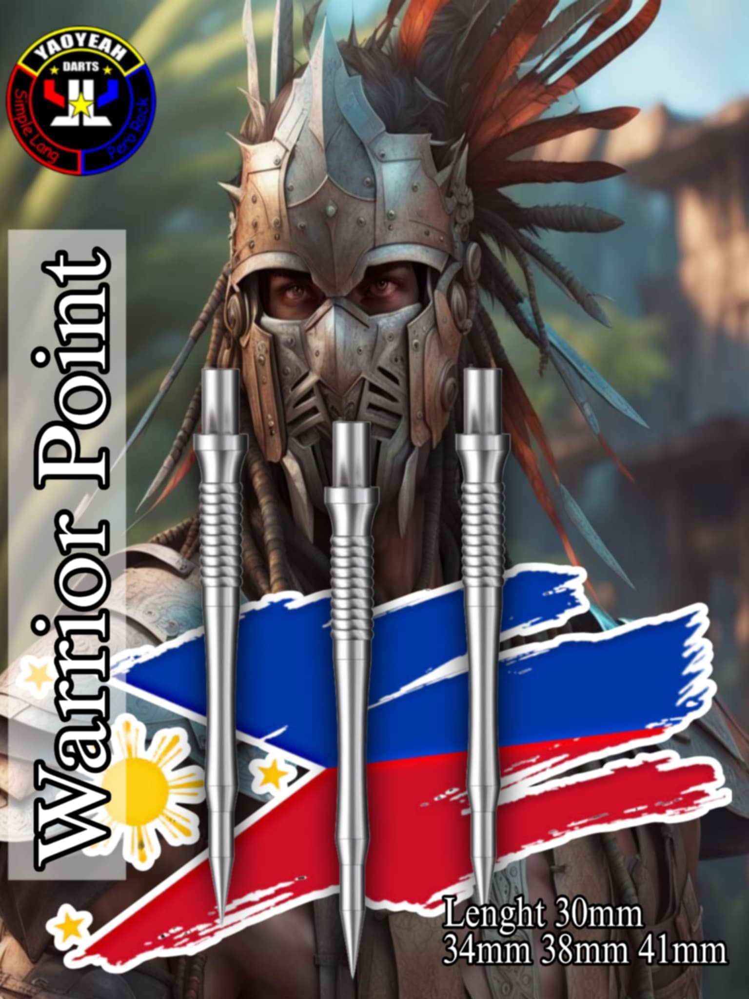 Yaoyeah Warrior Steel Tip Dart Points | The Darts Lounge