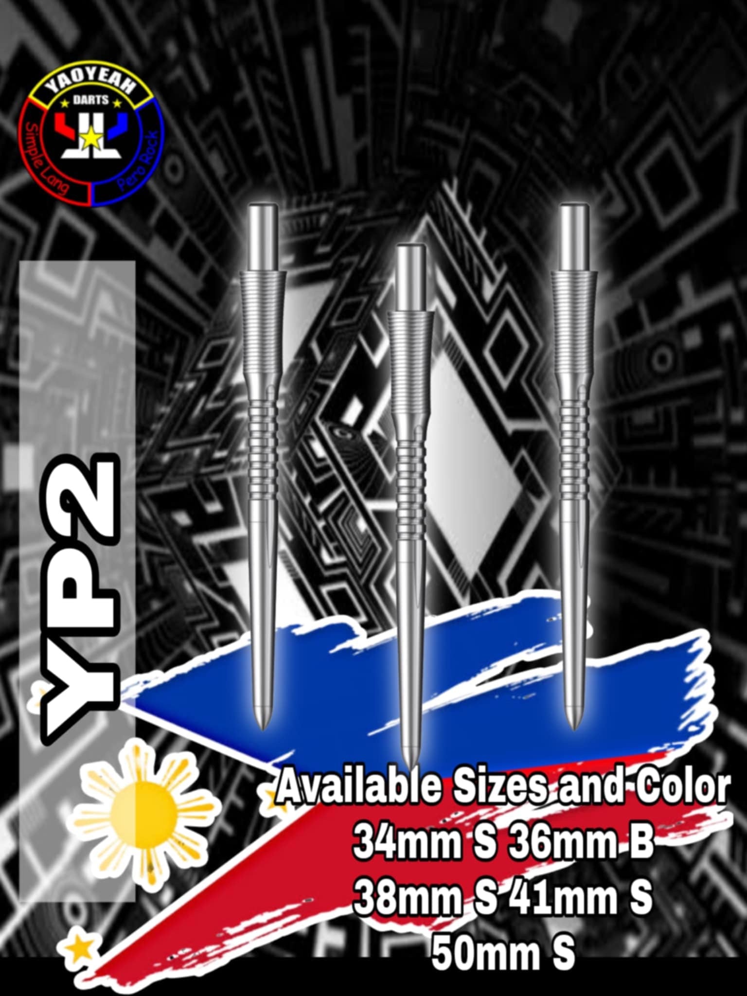 Yaoyeah YP2 Steel Tip Dart Points | The Darts Lounge